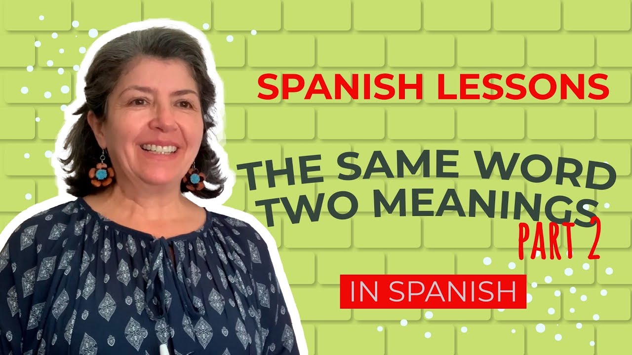 Would you like to know how you can use the same word with different ...