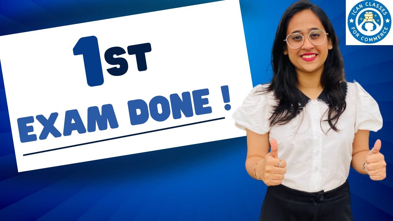 1st Exam Done! - YouTube