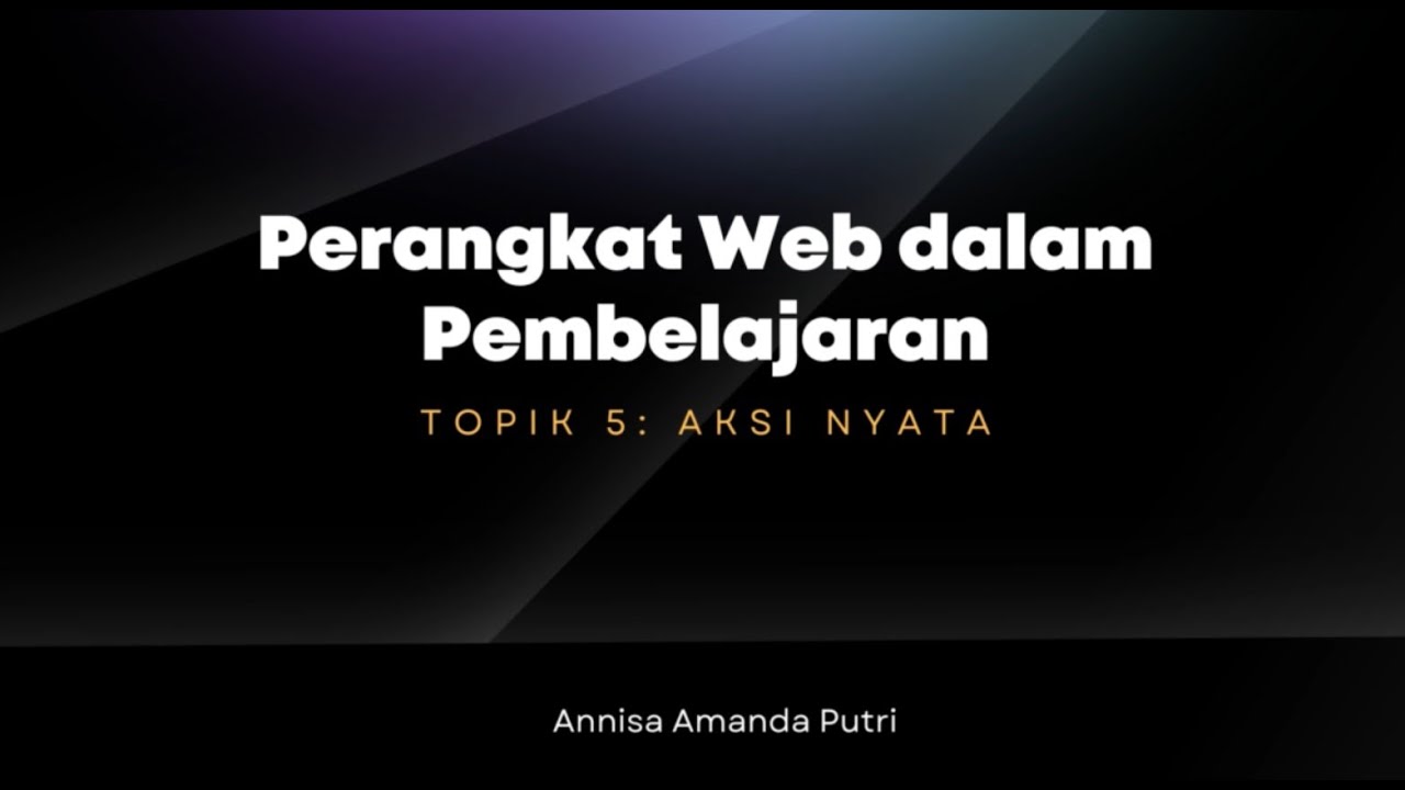 Perangkat web dalam pembelajaran - YouTube