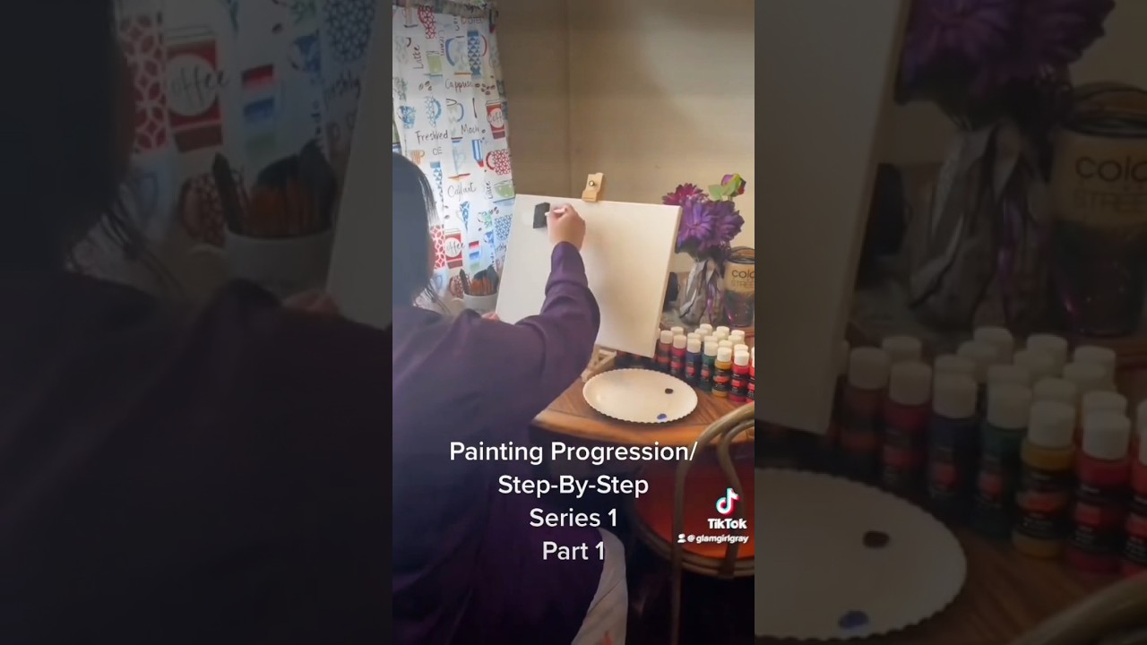 Painting Progression/Step-By-Step Series 1; Part 1. Watch my #painting ...