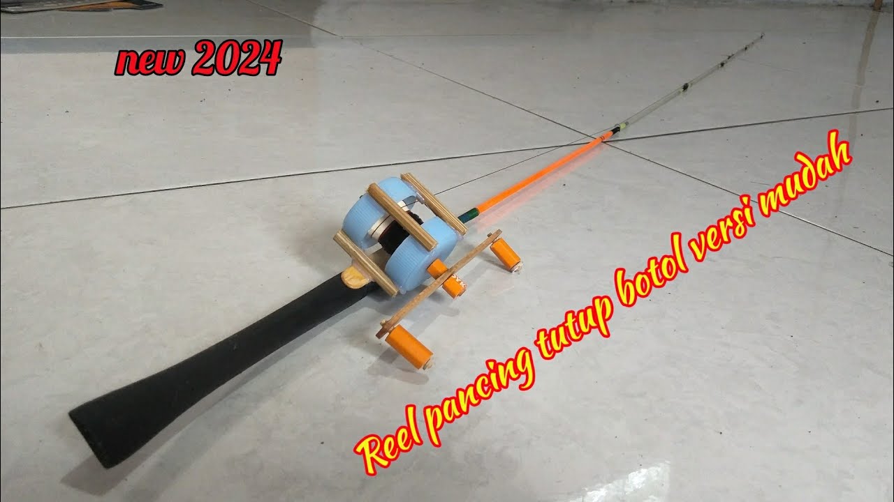 cara membuat reel pancing mini bahan tutup botol versi terbaru 2024 ...