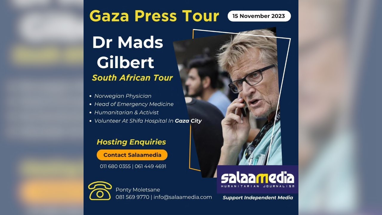 Dr. Mads Gilbert SA Tour – Pretoria - YouTube