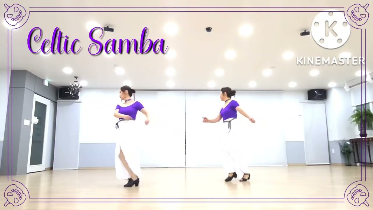 Celtic Samba 💜 Line Dance Demo - YouTube