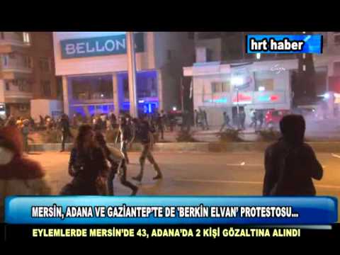 MERSİN, ADANA VE GAZİANTEP'TE DE 'BERKİN ELVAN' PROTESTOSU