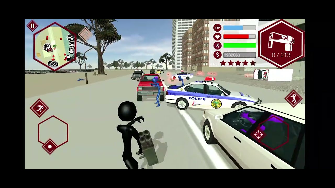 Stickman Gangster #1 (by Get Through Asphalt) - Android/iOS Gameplay ...