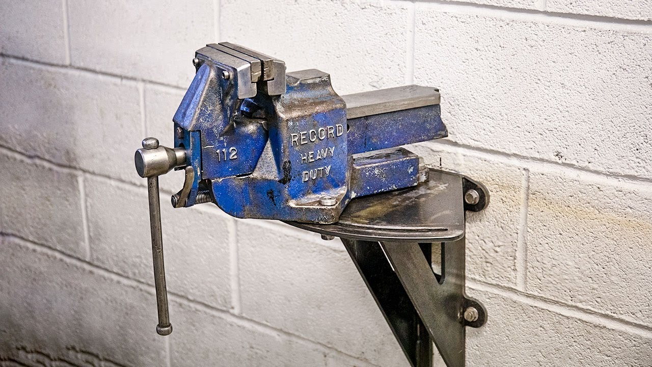 Vice Restoration and a Wall Mounted Bracket - An Old Vice Is Better ...
