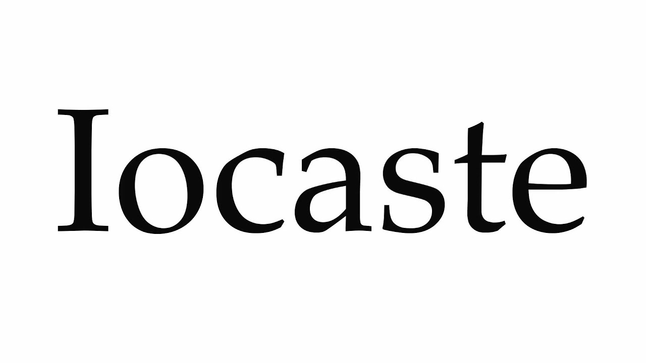 How to Pronounce Iocaste - YouTube