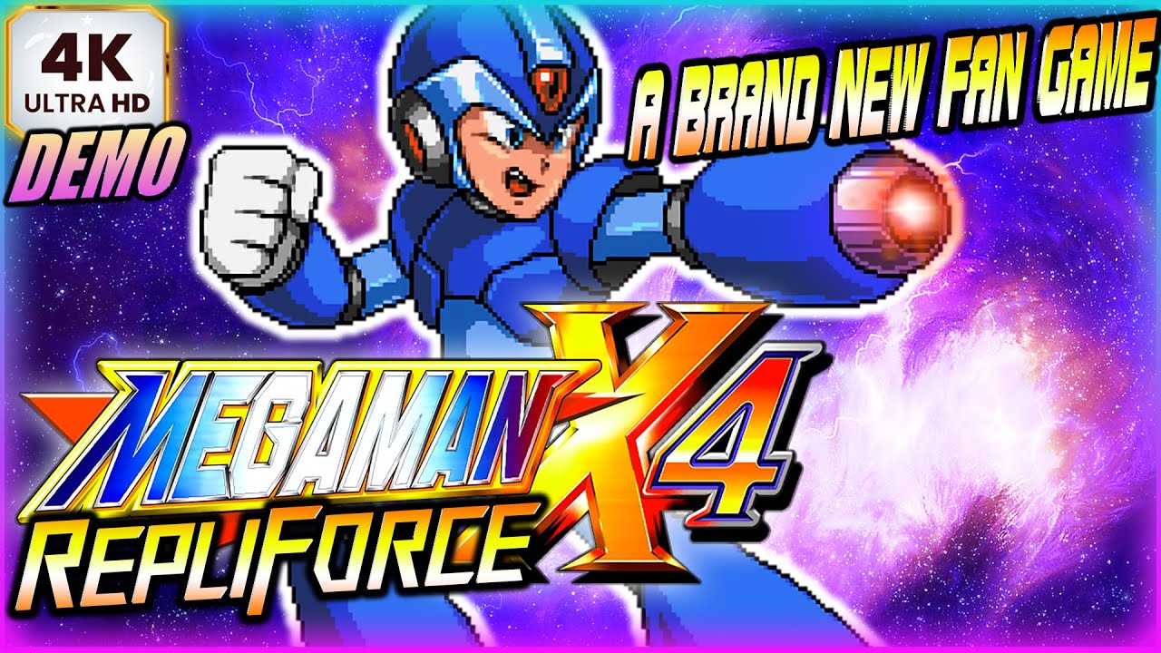 MEGA MAN X4 - Repliforce Demake DEMO 1 GAMEPLAY 4K/60fps - YouTube