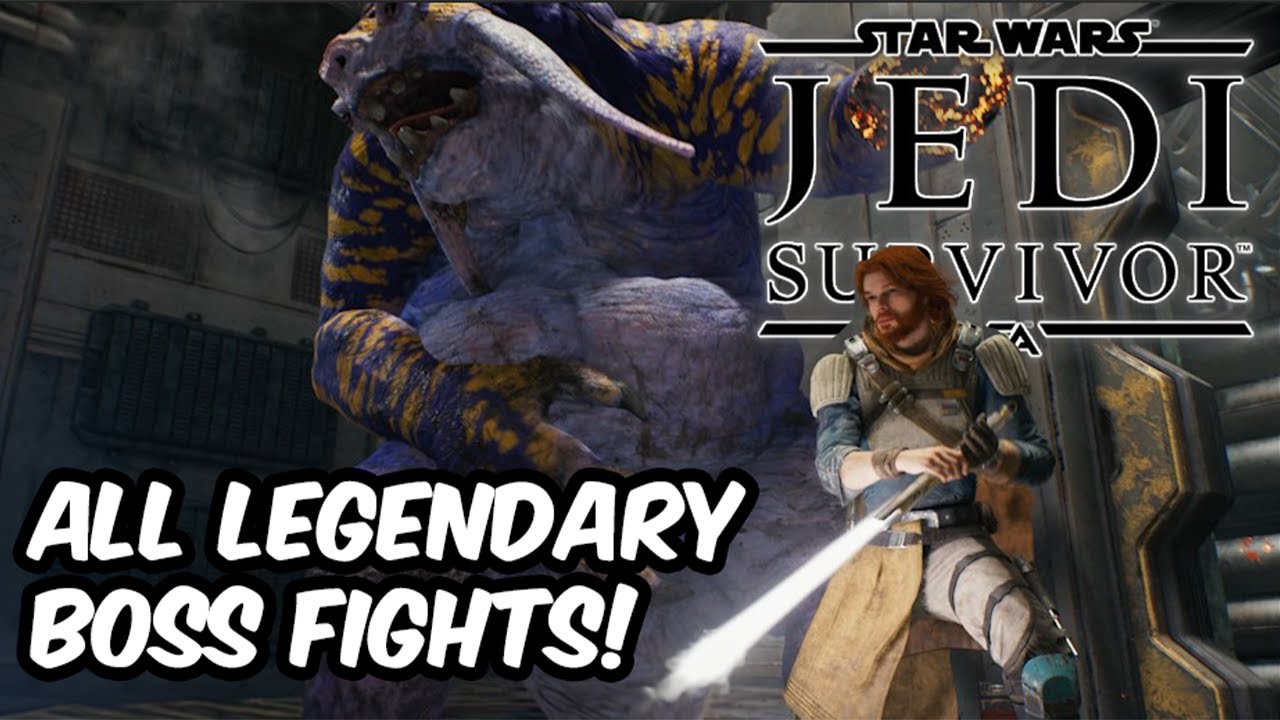 All Legendary Boss Fights in Star Wars Jedi: Survivor! - YouTube