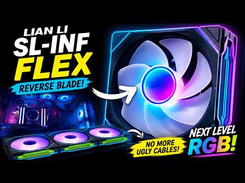 🚨 NEW Lian Li UNI FAN SL-INF FLEX | Unboxing, Installation & L-Connect 3 Wireless Setup