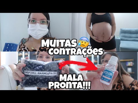 JÁ ESTOU ENTRANDO EM TRABALHO DE PARTO!? + MALAS MATERNIDADE PRONTAS | Amanda Silva