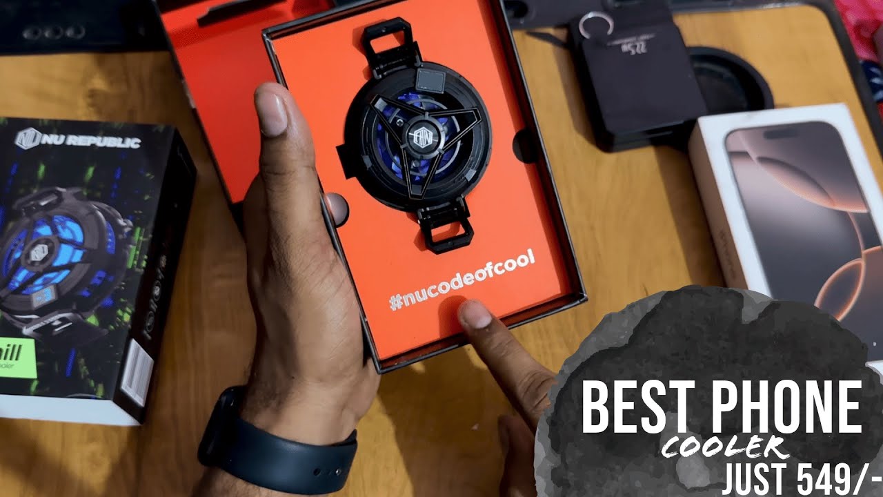 Nu Republic Dread Chill (Mobile Cooler) | Best Phone Cooler under 1000 With Magsafe For Gaming ...