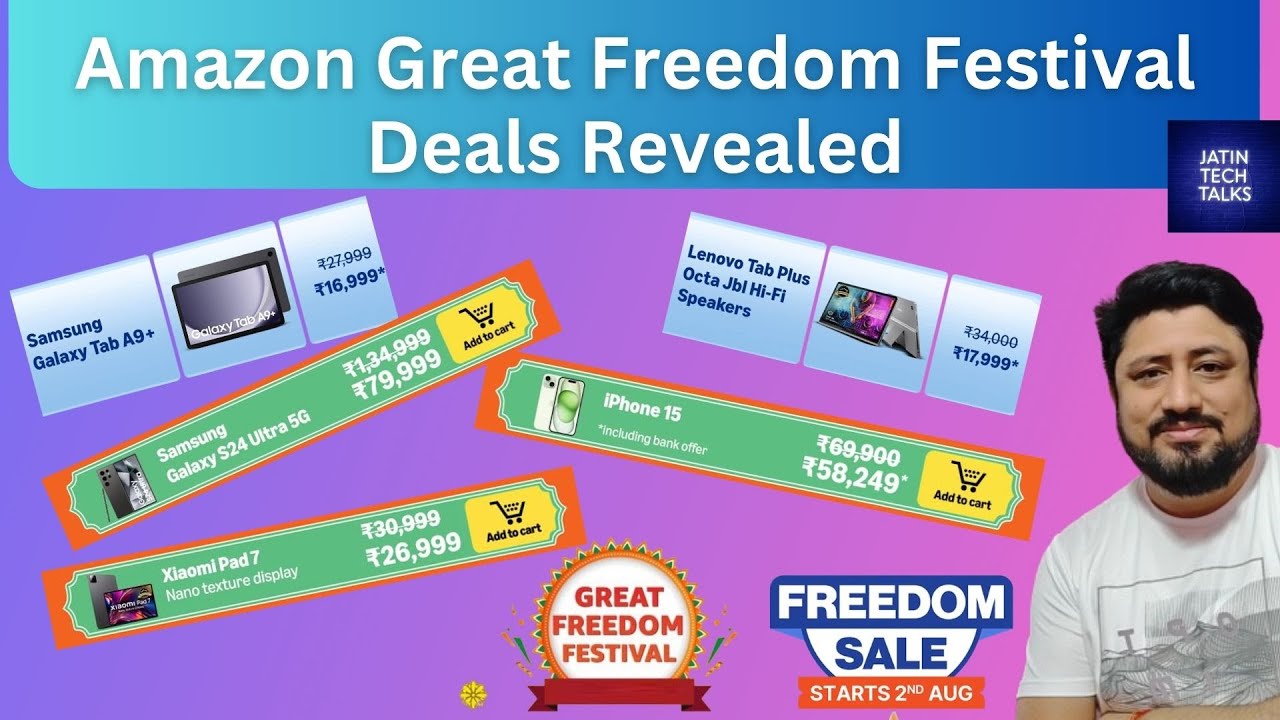 Flipkart Freedom Sale 2025 & Amazon Great Freedom Sale 2025 - YouTube