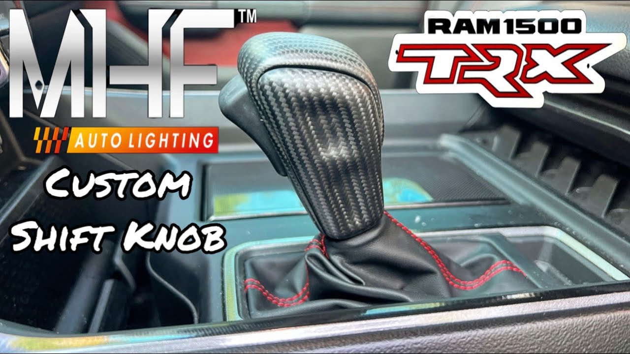 Ram TRX Carbon Fiber Shift Knob | MHF Auto Lighting - YouTube