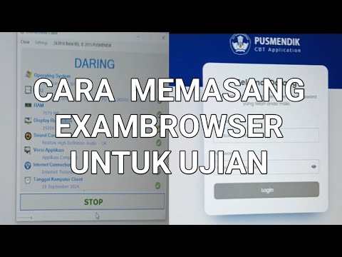 cara menggunakan exambro untuk ujian - YouTube