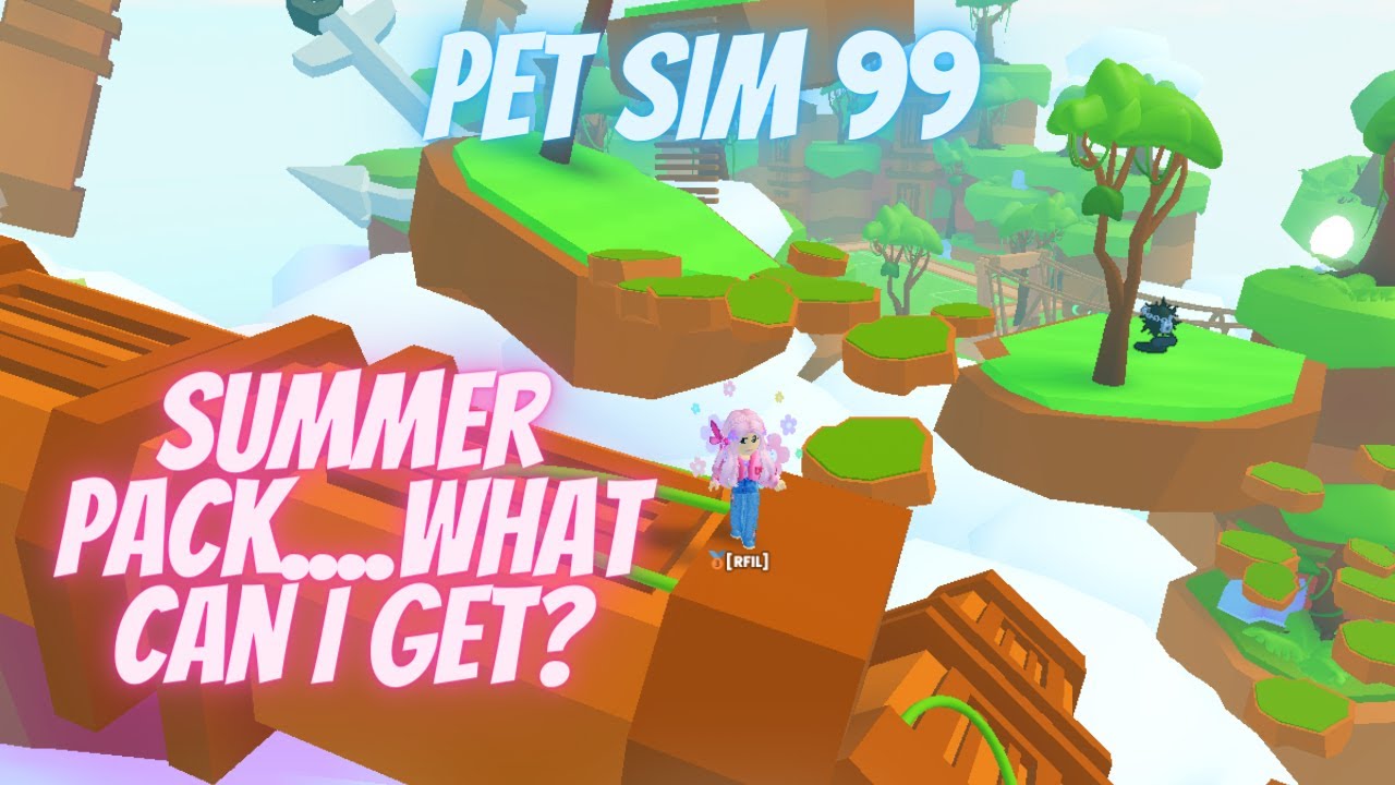 Pet Sim 99 Buying the Summer Pack - YouTube