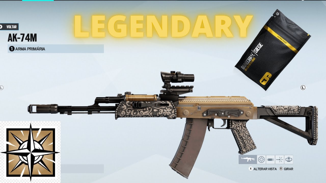 RAINBOW SIX SIEGE - Engraved Leather Legendary Weapon Skin - AK-74M ...