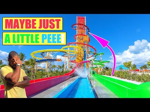 ROYAL CARIBBEAN | COCO CAY ISLAND | DAREDEVIL'S TOWER | WATER SLIDE ...