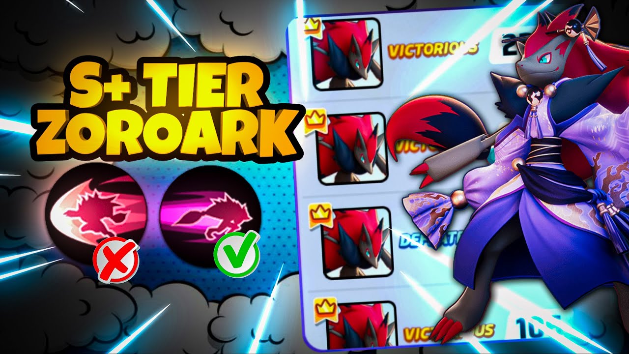 FAINT ATTACK ZOROARK IS THE NEW META | Pokemon Unite - YouTube