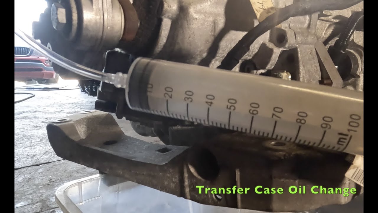 BMW F10 535 N55 Transfer Case Oil Change - No Drain Plug - YouTube