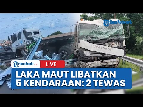 🔴Kecelakaan Beruntun di Tol Gayamsari Semarang Melibatkan 5 Kendaraan, 2 Orang Tewas di TKP