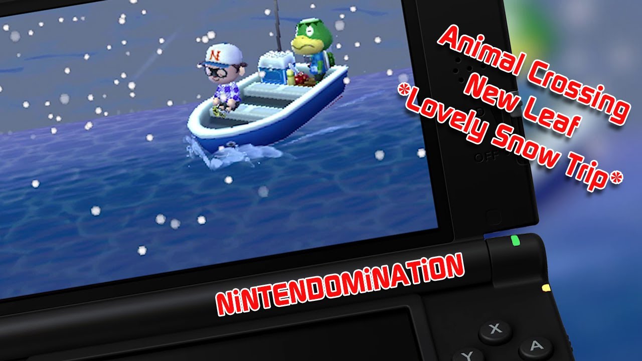 Animal Crossing: New Leaf - *Lovely Snow Trip* とびだせ どうぶつの森 - YouTube