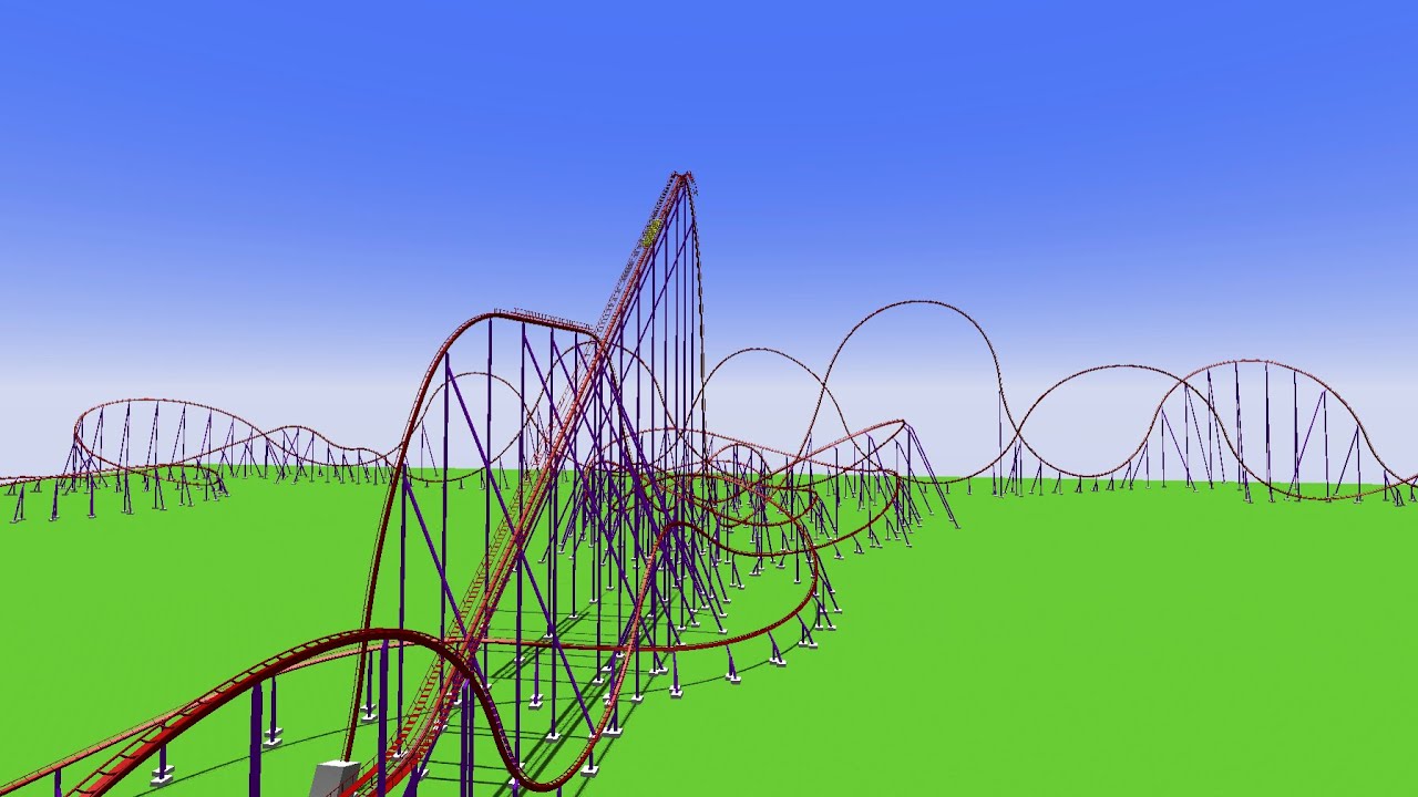 Extremely Long Hyper Strata Coaster | Ultimate Coaster 2 - YouTube