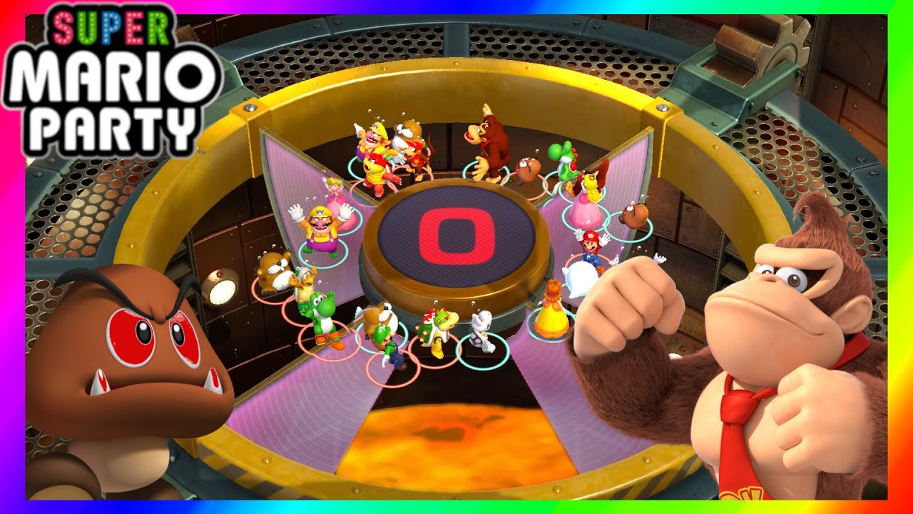 Super Mario Party Minigames Goomba vs Donkey kong vs Koopa Troopa vs ...