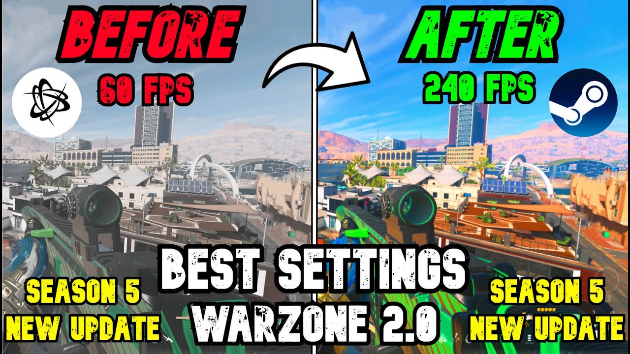 *UPDATED* BEST PC Settings for Warzone 2 SEASON 5! (Optimize FPS ...