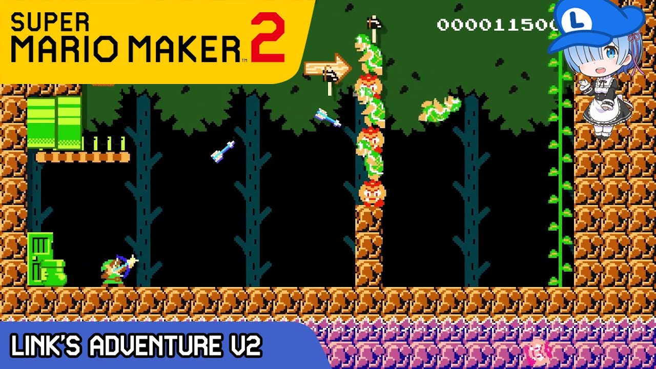 IT'S DANGEROUS TO GO ALONE! TAKE THIS! [Super Mario Maker 2 LINK Levels ...