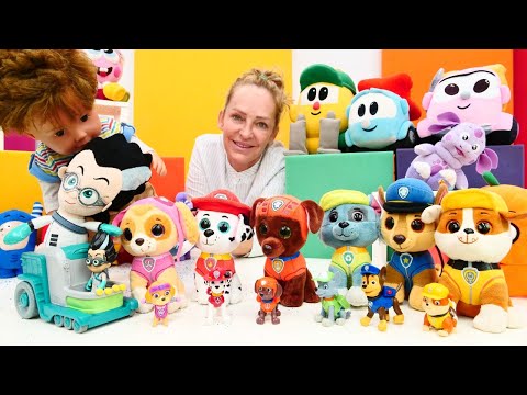 Pelüş Paw Patrol Oyuncakları Nicole'un Dükkanında! Yapan da ROMEO! Çocuk videoları