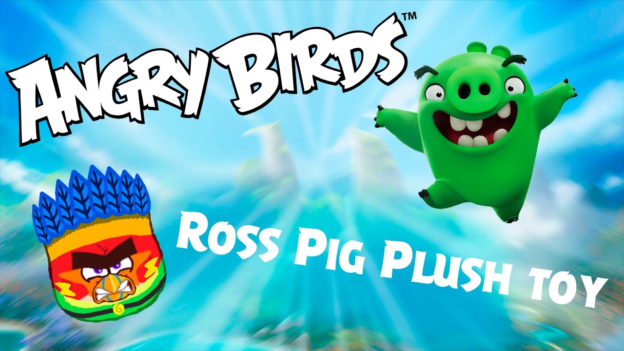 The Angry Birds Movie - Ross Pig plush toy - YouTube