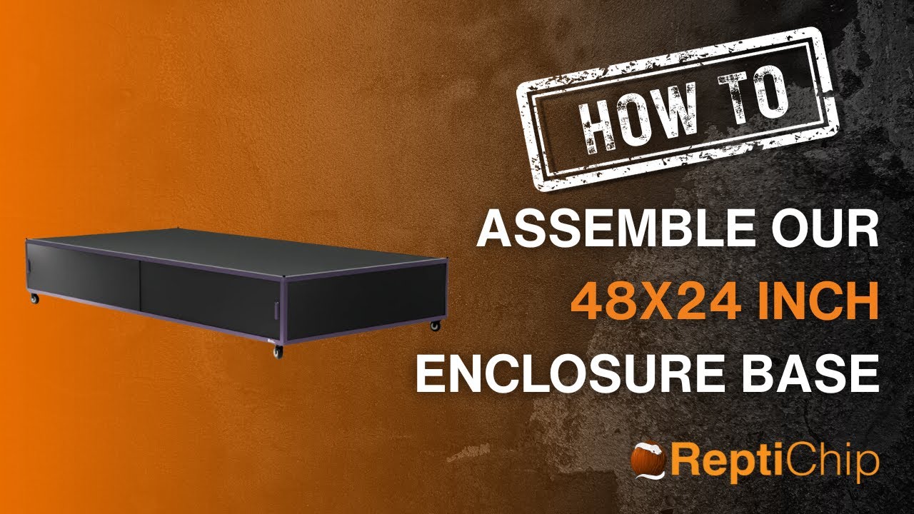 How to Assemble our 48x24 Inch Enclosure Base - YouTube