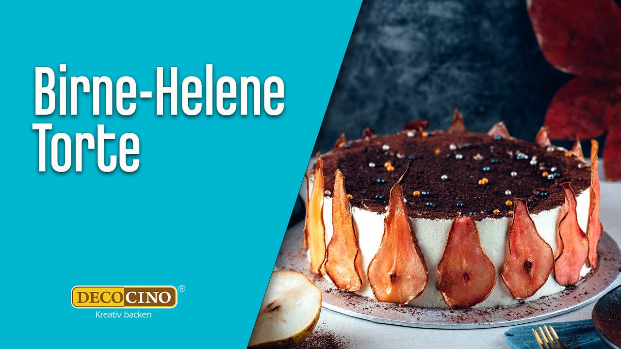 Birne-Helene-Torte / Backen mit Obst / fruchtig & sahnig - YouTube