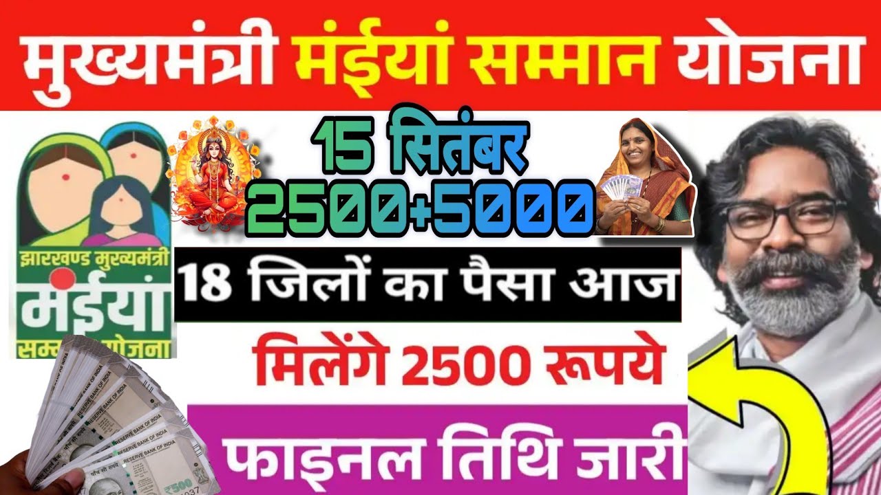 11 September: ₹2500+₹2500 Started |List जारी हुआ 📜 | DBT Status & KYC ...
