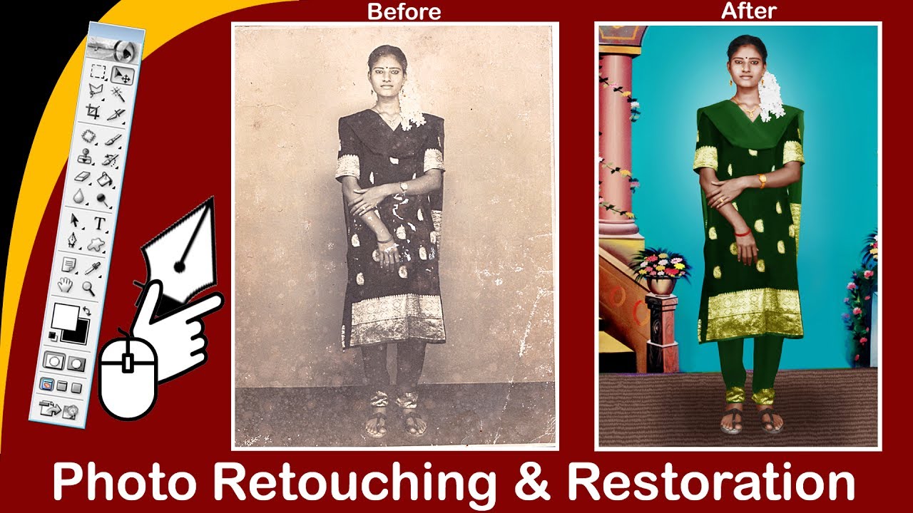 Photo Retouching & Restoration - YouTube