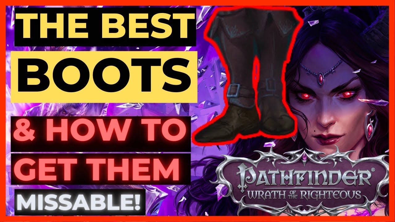 PATHFINDER: WOTR - How to find the BEST BOOTS in the game! & Standing ...