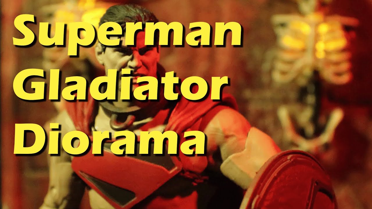 Superman Gladiator War World Diorama - YouTube