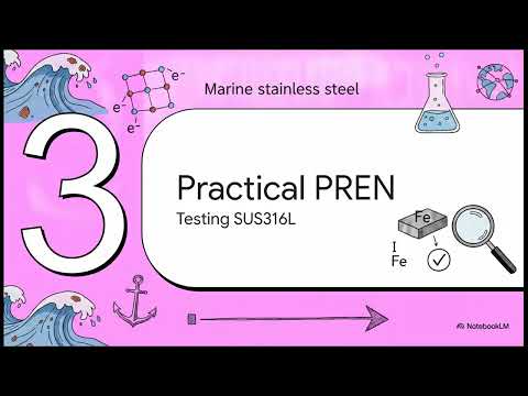Decoding Marine Stainless Steel: Why Metals Fail in Seawater & The PREN Formula ⚙️🌊