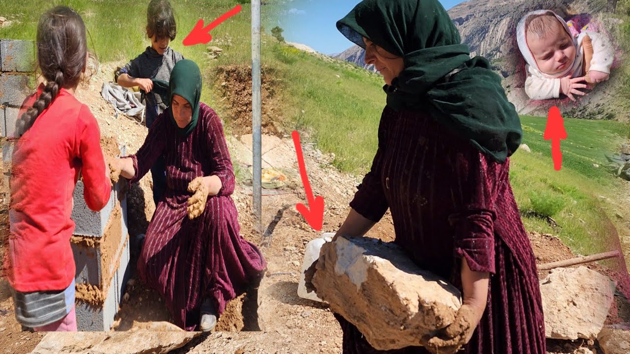 A kind heart and a tireless body: a brave mother who builds a shelter ...