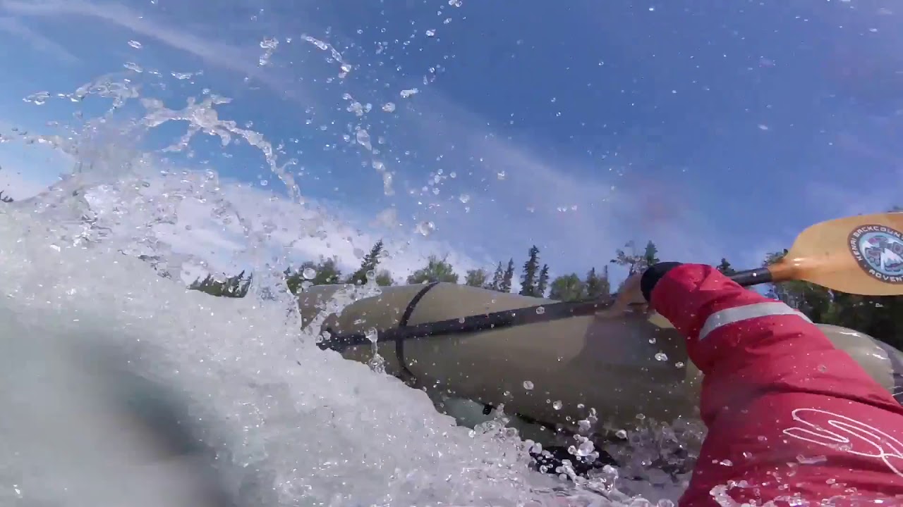 Packrafting Mid-Rapid Exit and Entry Demonstration - YouTube