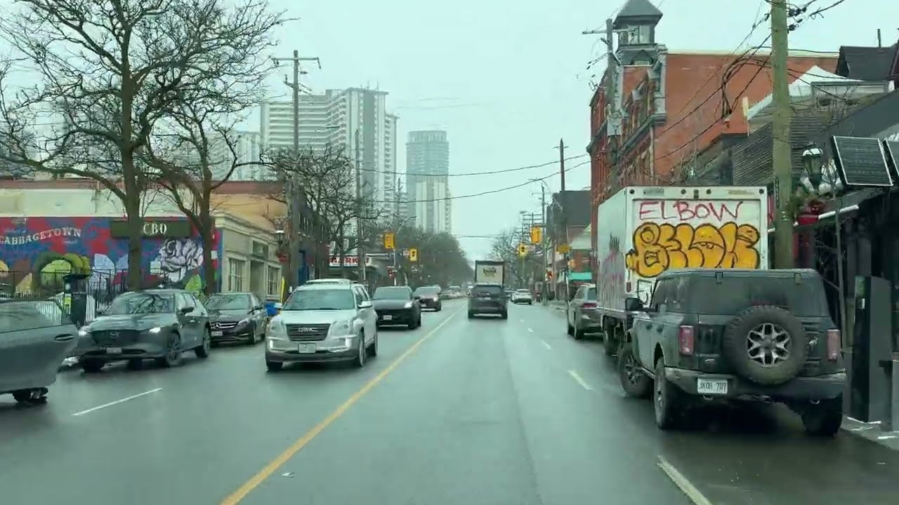 Toronto Drive from Toronto Port through Downtown and DVP - YouTube
