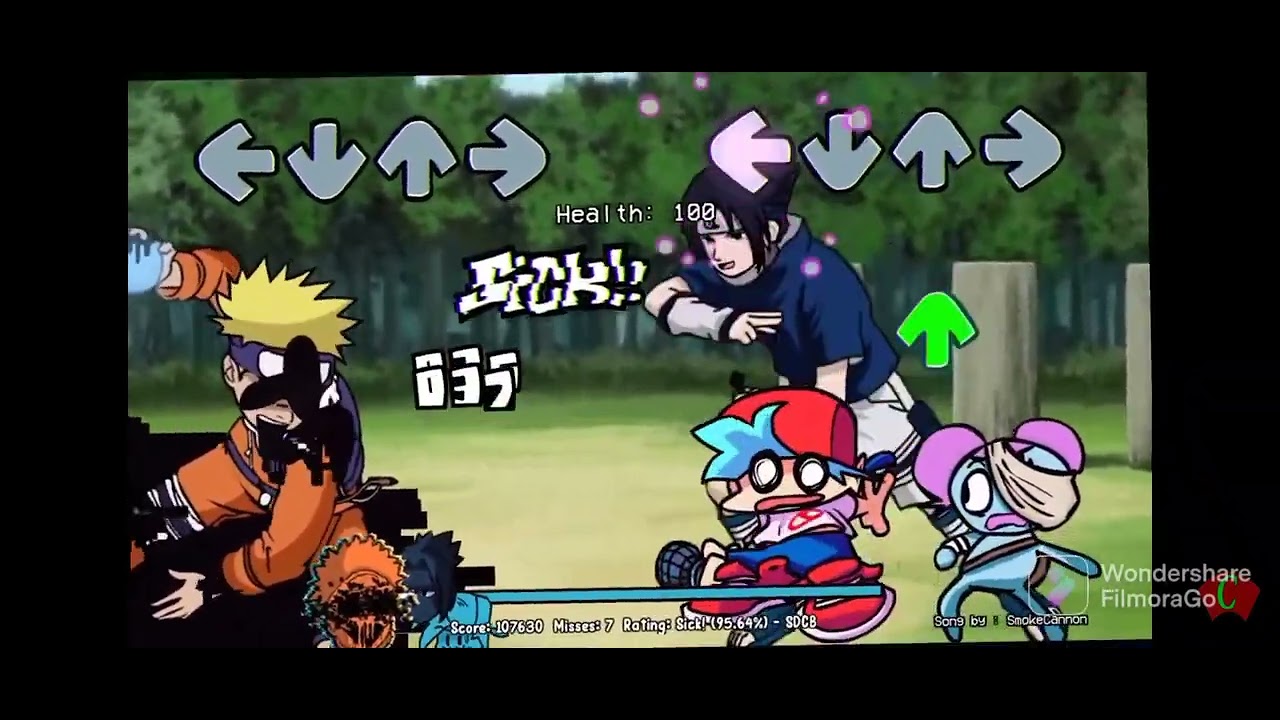 fnf pibby naruto mod android - YouTube