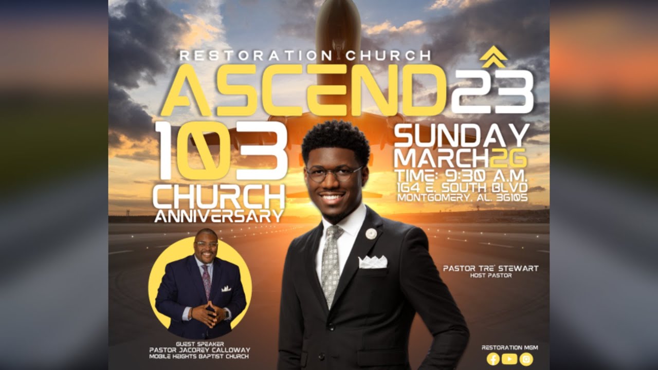 Restoration MGM 103RD Church Anniversary! - YouTube