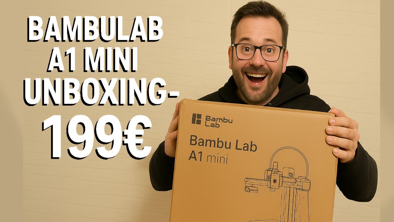 Bambu Lab A1 Mini UNBOXING - Erster druck - - YouTube