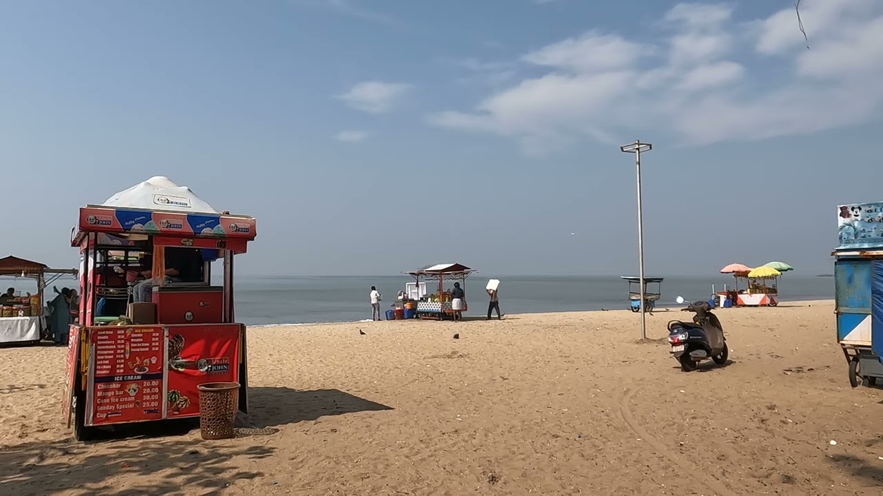 CALICUT BEACH - MORNING VIEW - YouTube