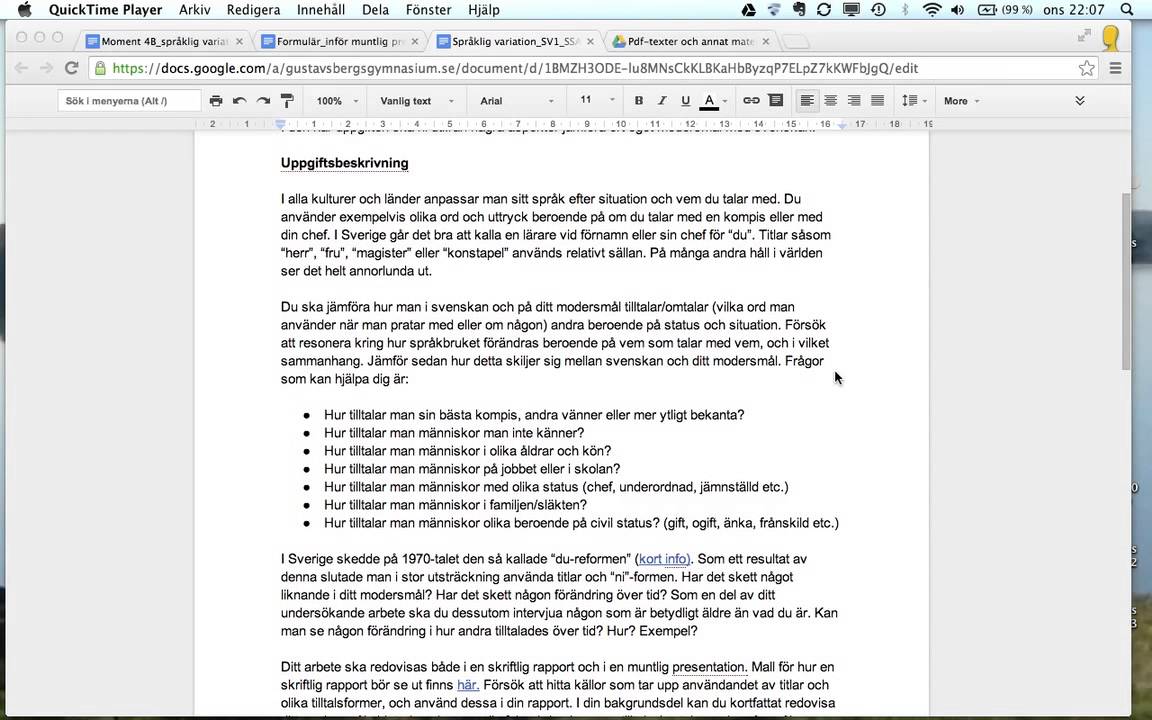 språklig variation - svenska som andraspråk - YouTube
