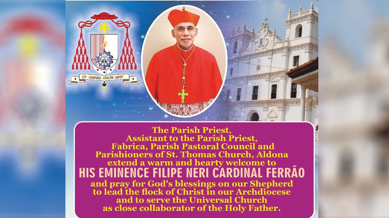Thanksgiving Eucharistic Celebration for His Eminence Filipe Neri ...