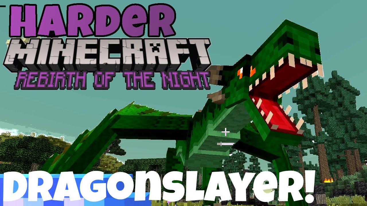 Dragonslayer - Harder Minecraft: Rebirth of the Night! Episode 13 - YouTube