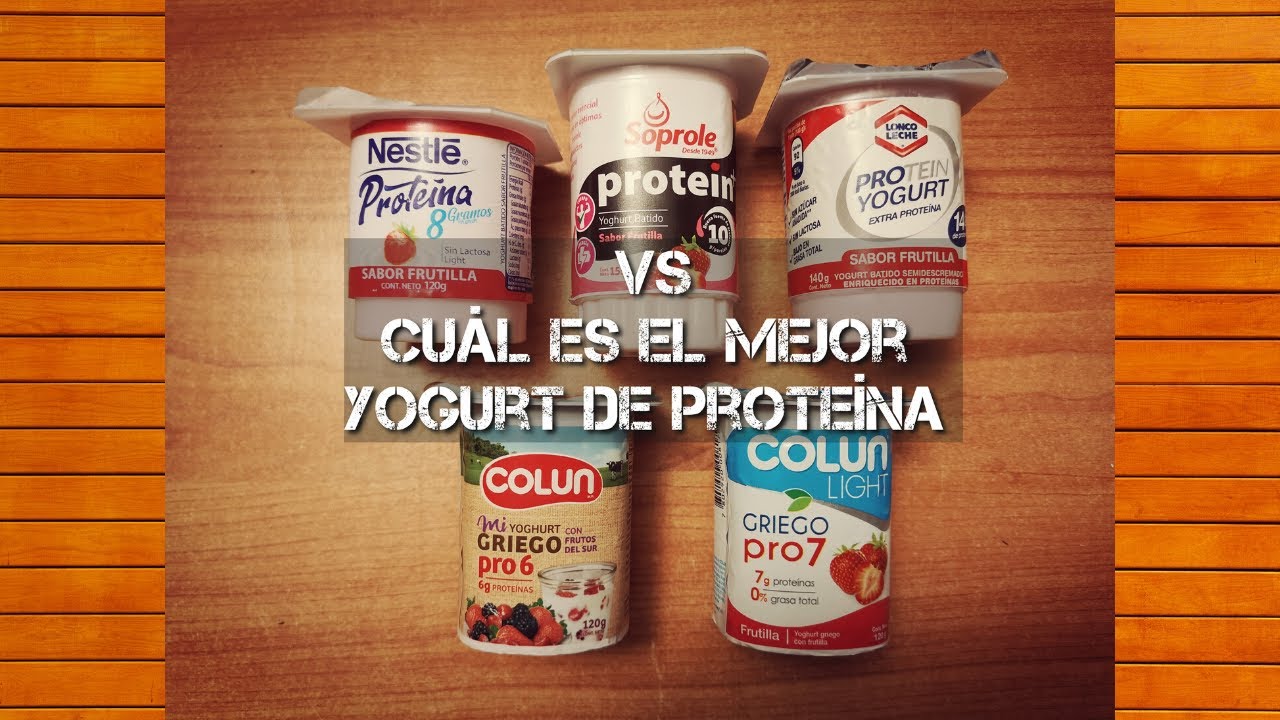 Cual es el mejor yogurt de proteína - YouTube